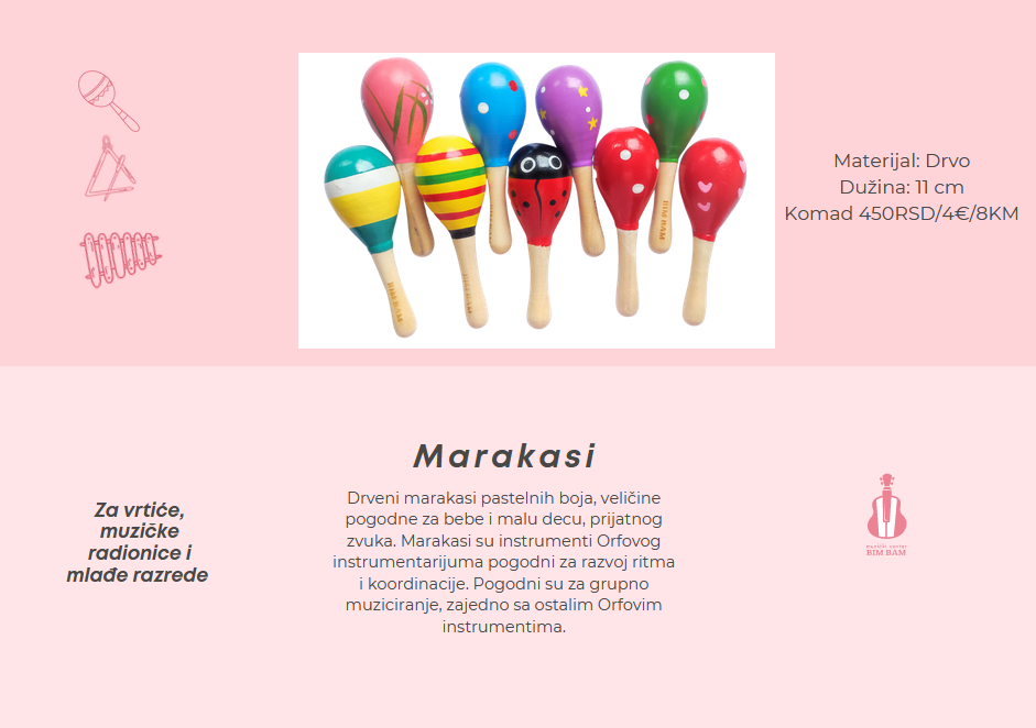 Orfovi instrumenti – Muzički centar bim bam